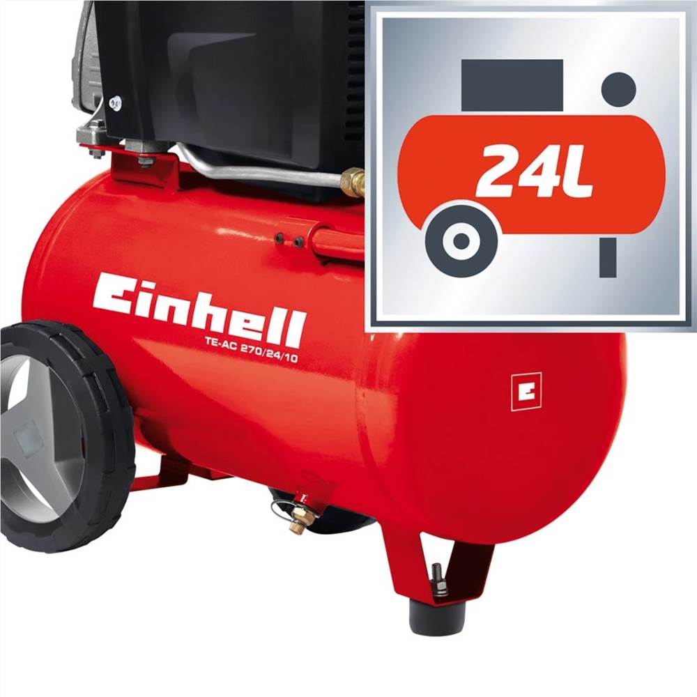 Einhell Air Compressor 24 L TE-AC 270/24/10