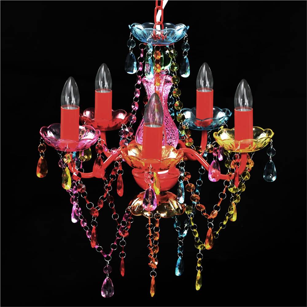 MULTI COLOUR crystal light 5 bulb