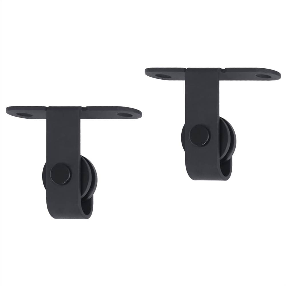 Mini Sliding Barn Door Kit Carbon Steel 183 cm