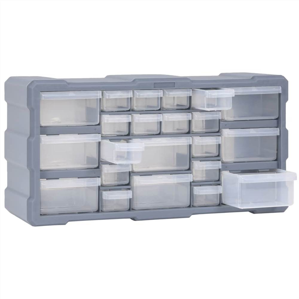 Multi-drawer Organiser with 22 Drawers 49x16x25.5 cm