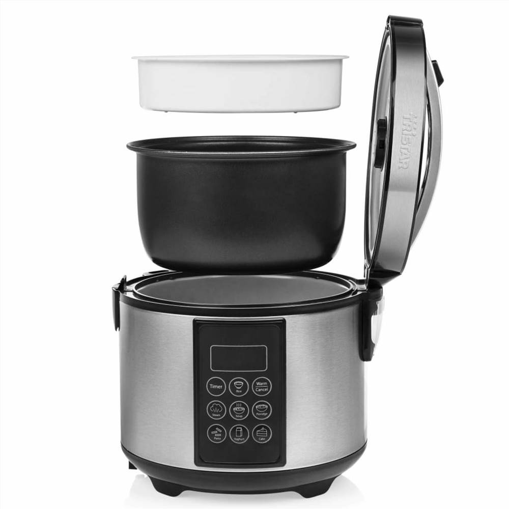 Tristar Digital Rice and Multicooker 500W 1.5L Stainless Steel