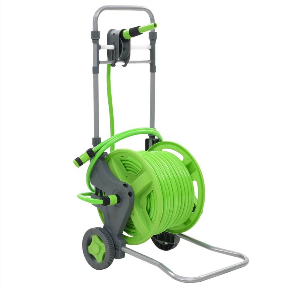 Water Hose Reel with Wheels 45+2 m