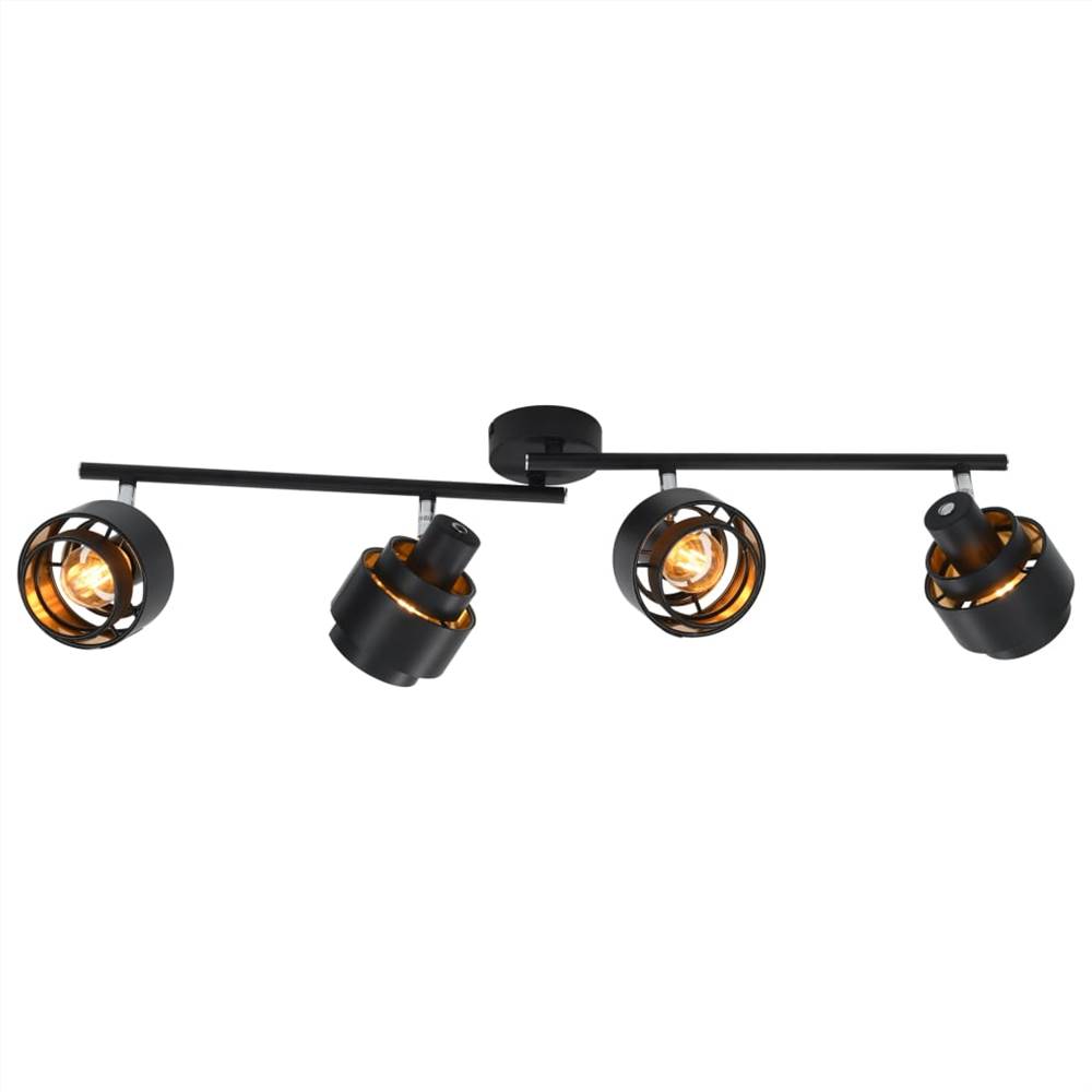 4-Way Spot Light Black E14