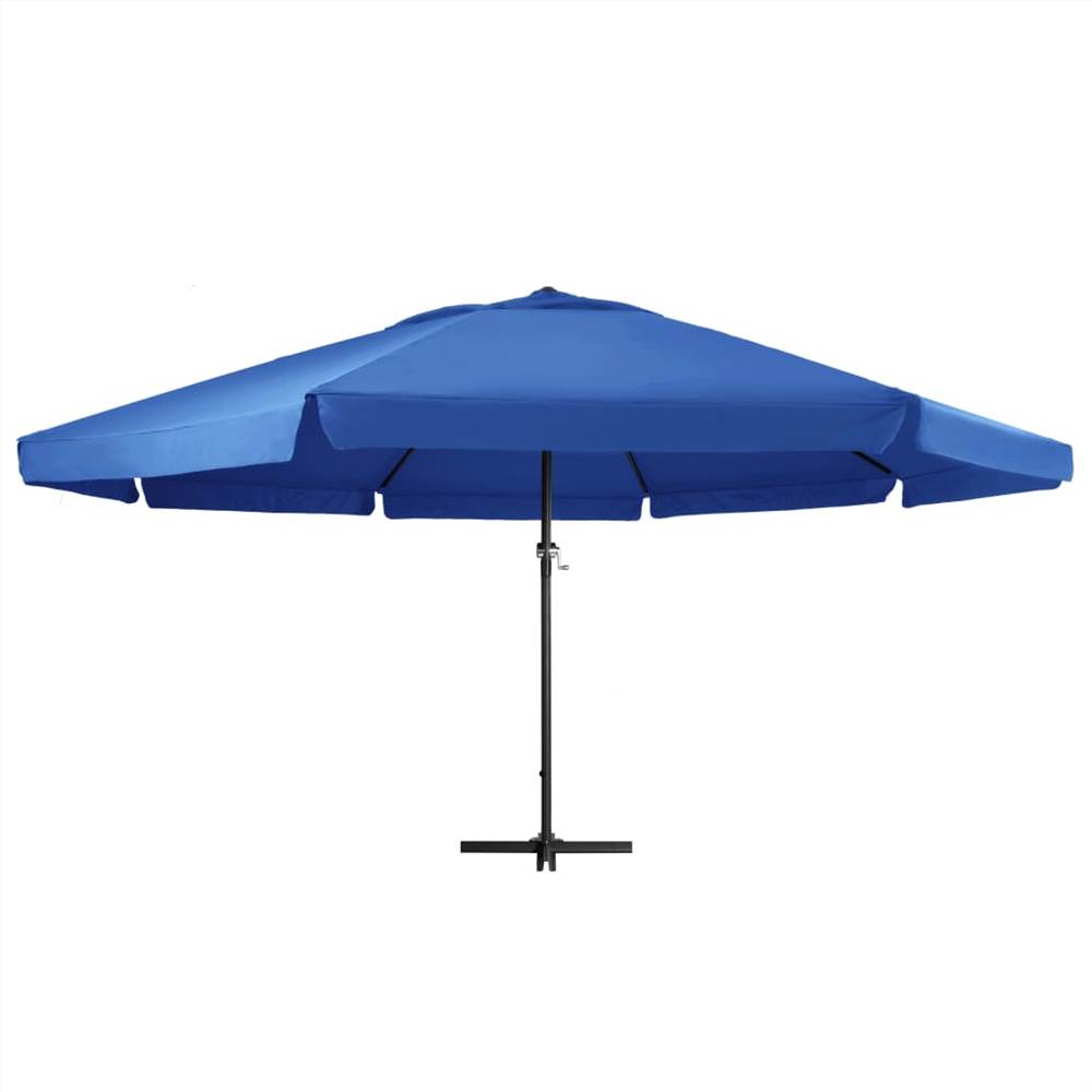 47369 Outdoor Parasol with Aluminium Pole 500 cm Azure Blue