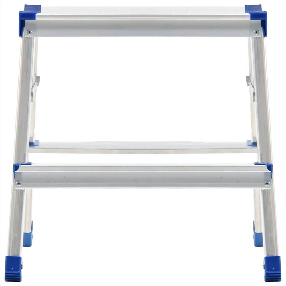 Aluminium Double-Sided Step Ladder 2 Steps 44 cm