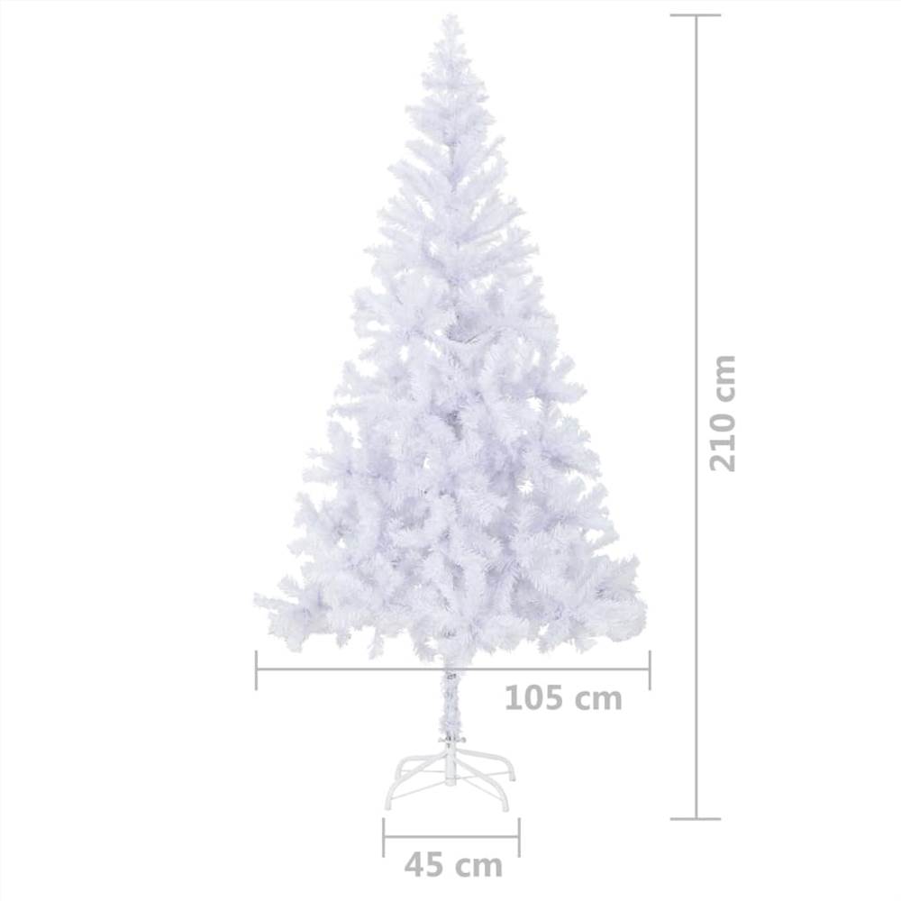 Artificial Christmas Tree with Steel Stand 210 cm 910 Branches