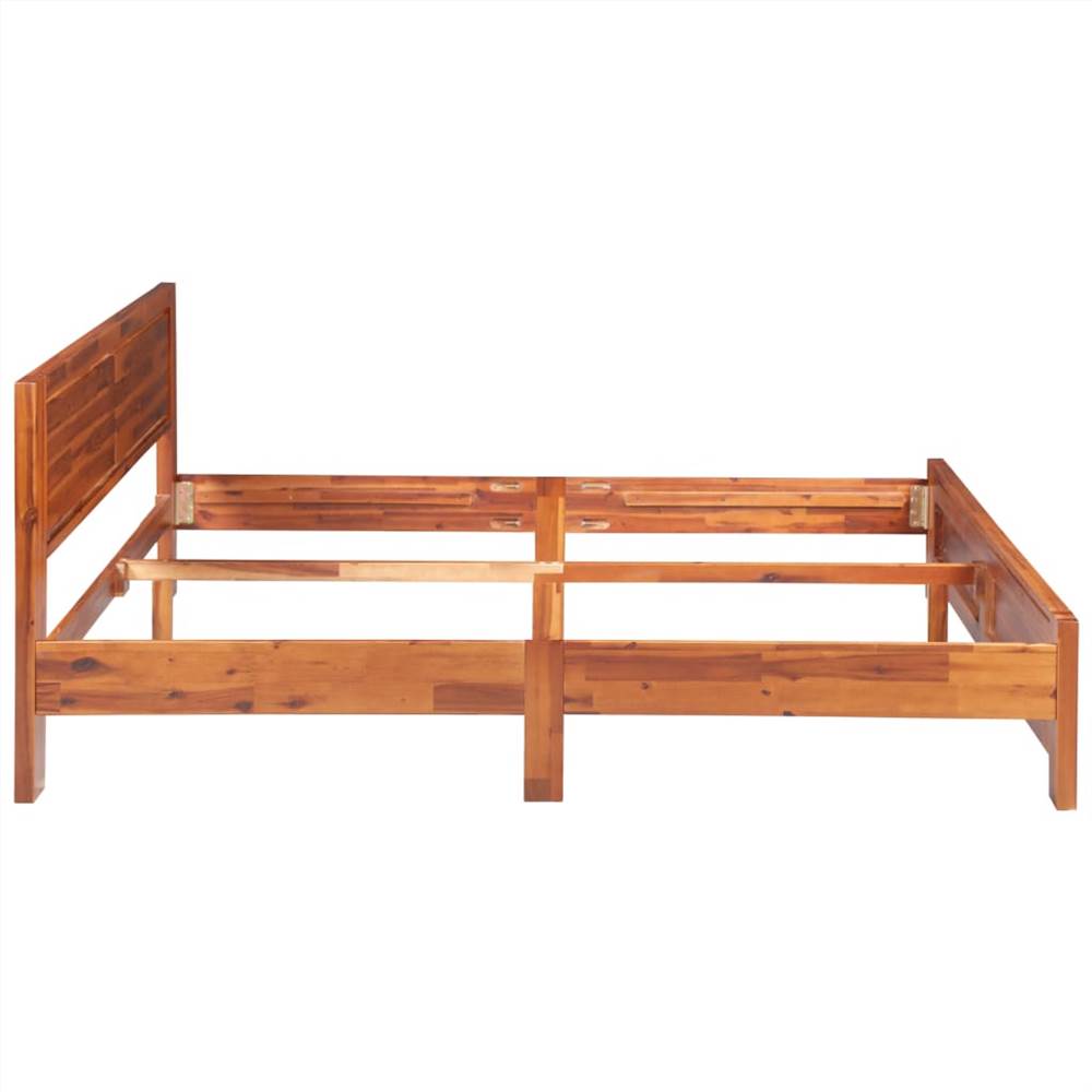 Bed Frame Solid Acacia Wood 160x200 cm