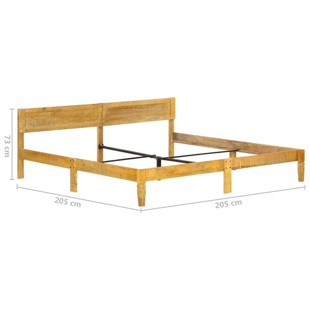 Bed Frame Solid Mango Wood 200 cm