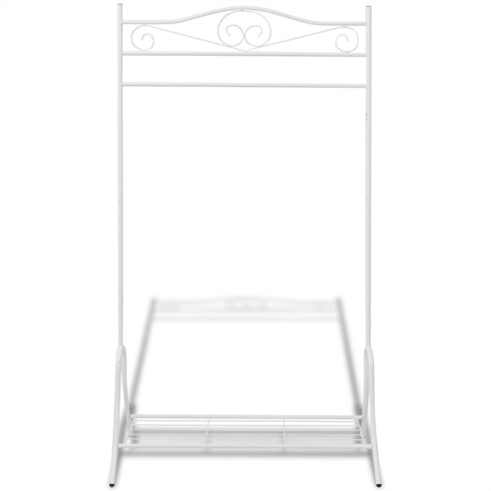Clothing Rack White Steel