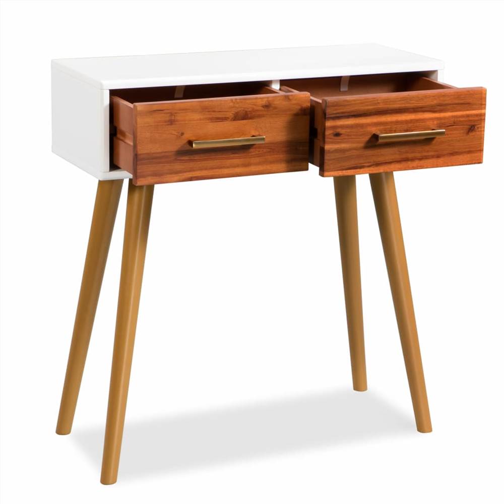 Console Table Solid Acacia Wood 70x30x75 cm