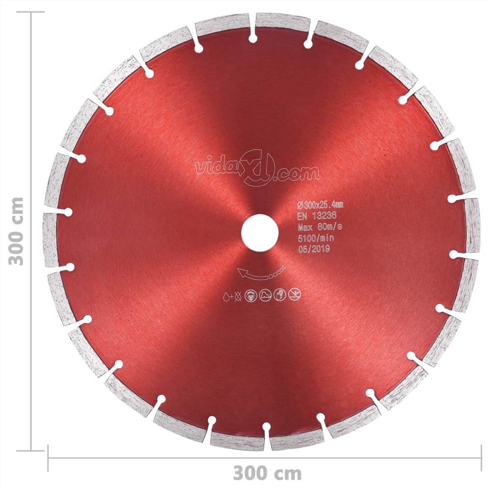 Diamond Cutting Disc Steel 300 mm