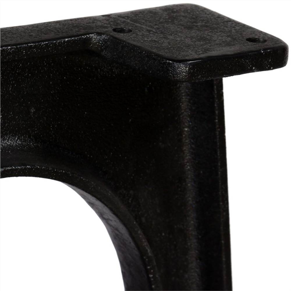 Dining Table Legs 2 pcs with Arched Base A-Frame Cast Iron