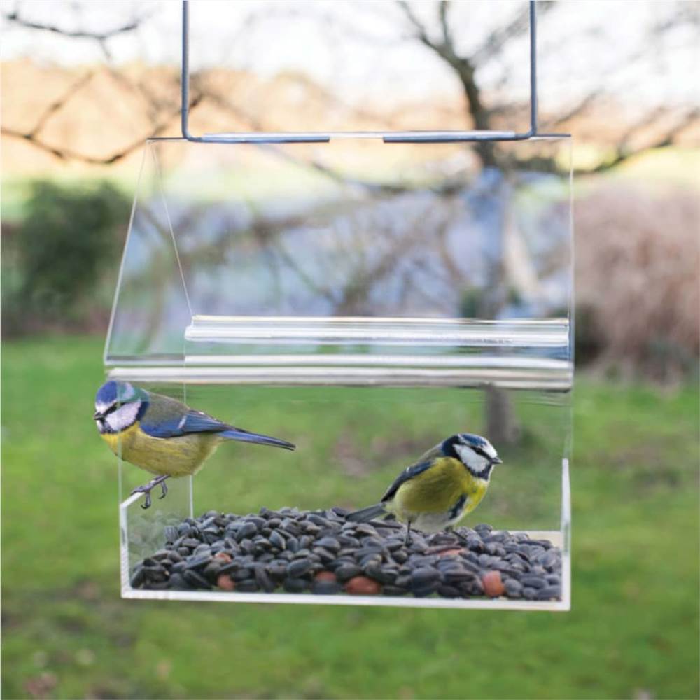 Esschert Design Hanging Birdtable House Acrylic