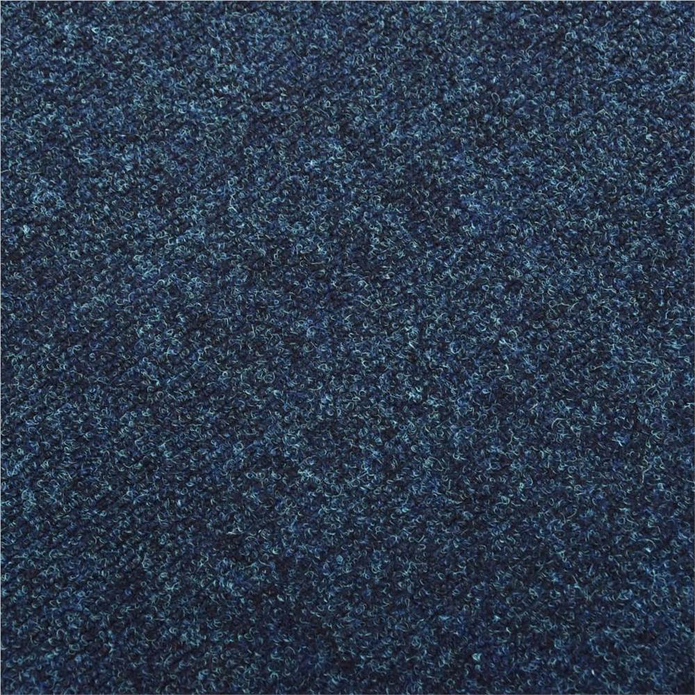 Floor Carpet Tiles 20 pcs 5 m² Navy Blue