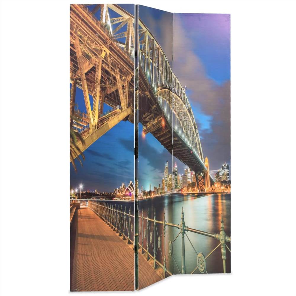 Folding Room Divider 120x170 cm Sydney Harbour Bridge