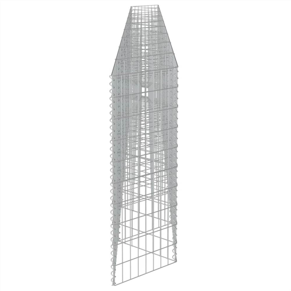 Gabion Wall Galvanised Steel 630x30x100 cm