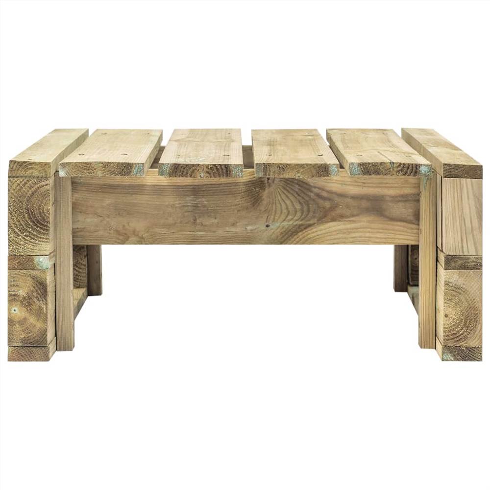 Garden Pallet Ottoman Wood