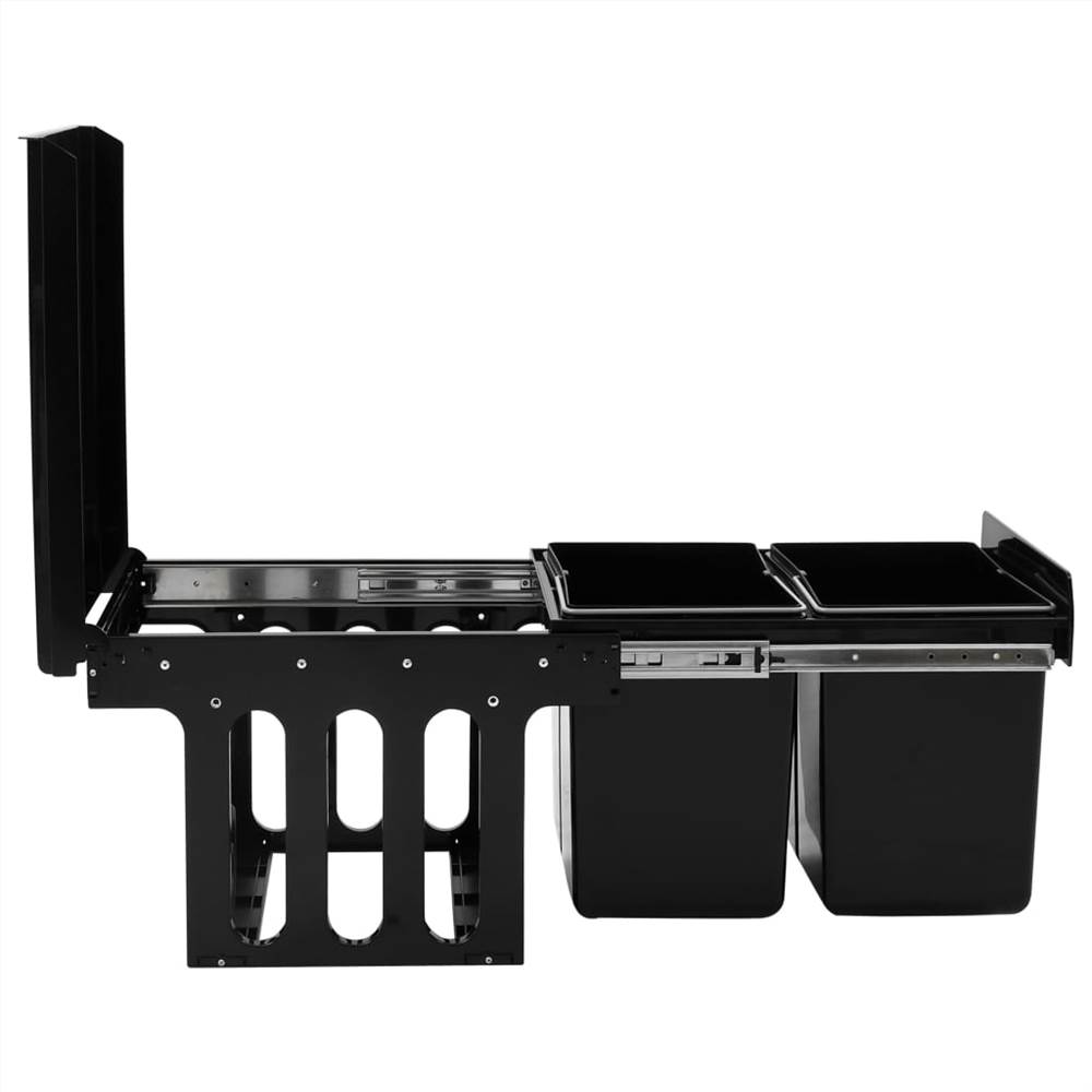 Kitchen Cupboard Pull-out Recycled Dustbin Soft-Close 36 L