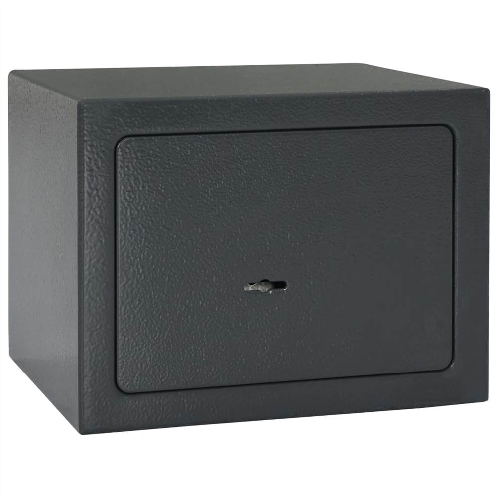 Mechanical Safe Dark Grey 23x17x17 cm Steel