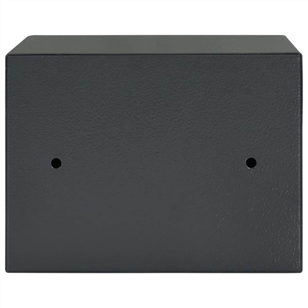 Mechanical Safe Dark Grey 23x17x17 cm Steel