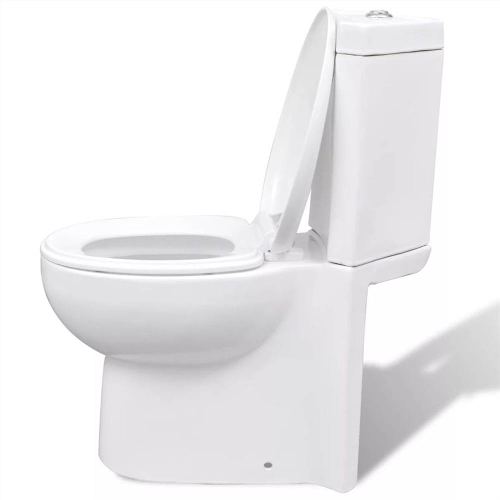 WC Ceramic Toilet Bathroom Corner Toilet White