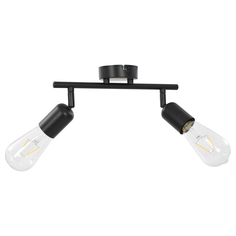 2-Way Spot Light 2 W Black E27