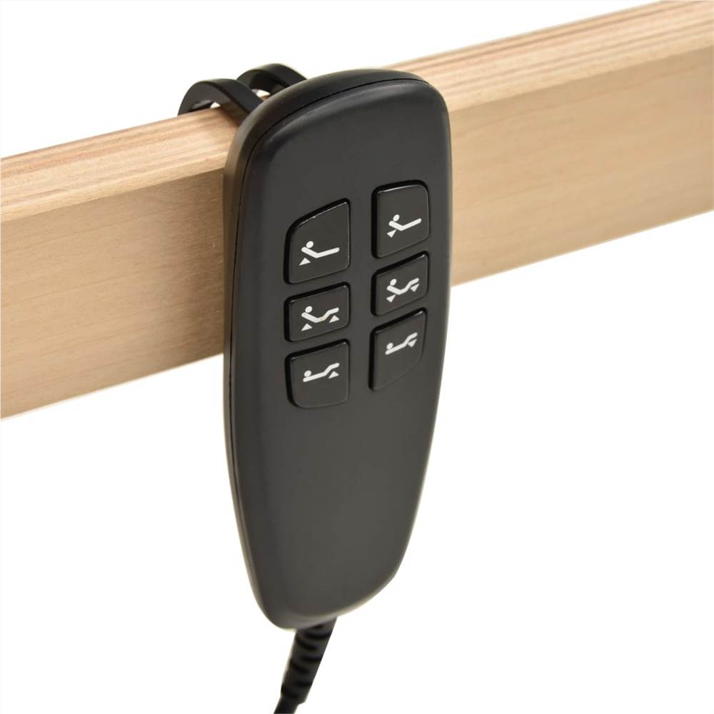 Electrical Slatted Bed Base with 28 Slats 7 Zones 70x200 cm