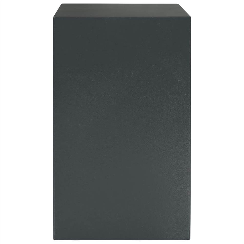 Mechanical Safe Dark Grey 35x31x50 cm Steel