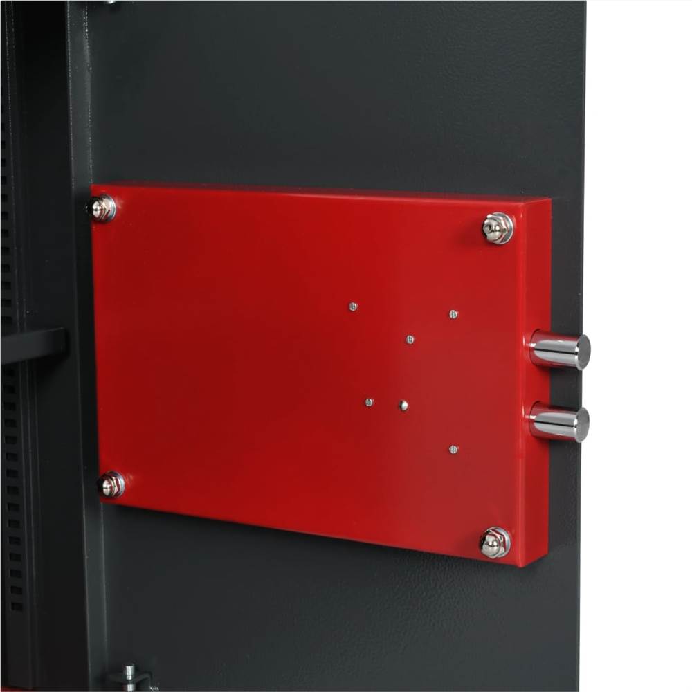 Mechanical Safe Dark Grey 35x31x50 cm Steel