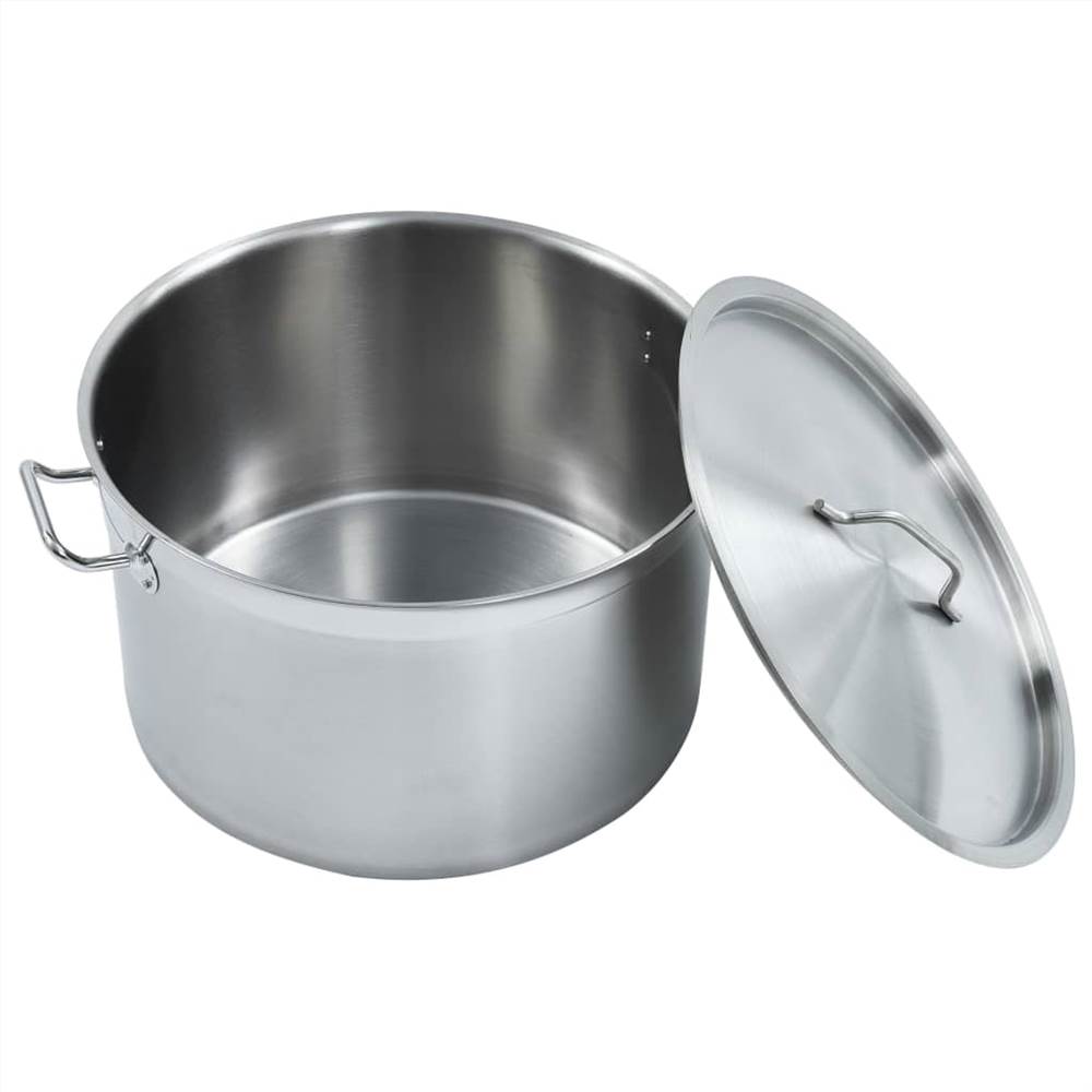 Stock Pot 44 L 45x28 cm Stainless Steel