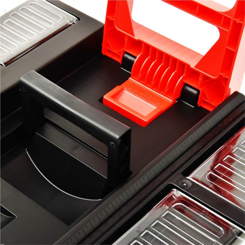 Tool Organiser Trolley with Handle 46x36x41 cm