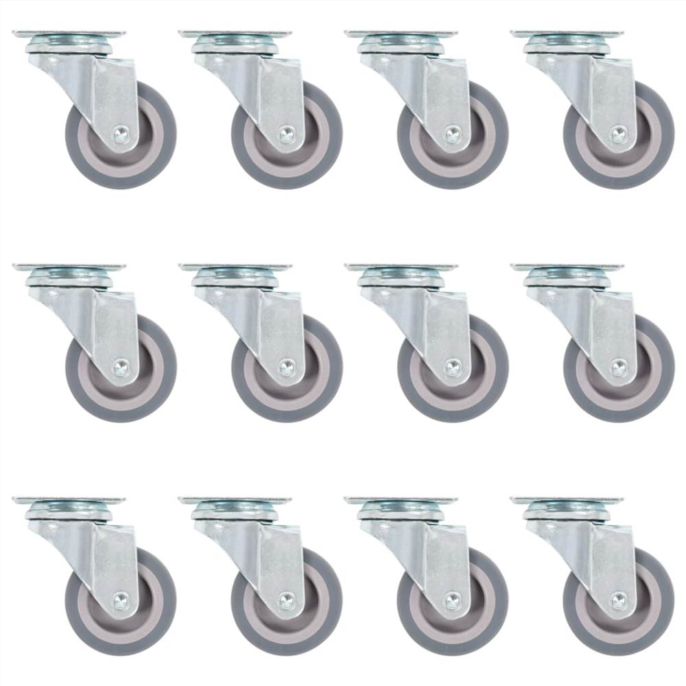 24 pcs Swivel Casters 50 mm