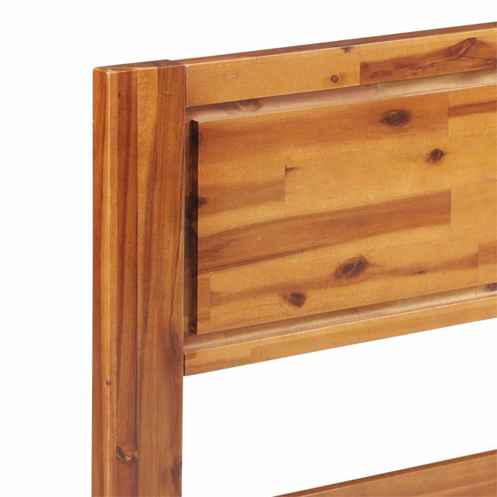 Bed Frame Solid Acacia Wood 90x200 cm