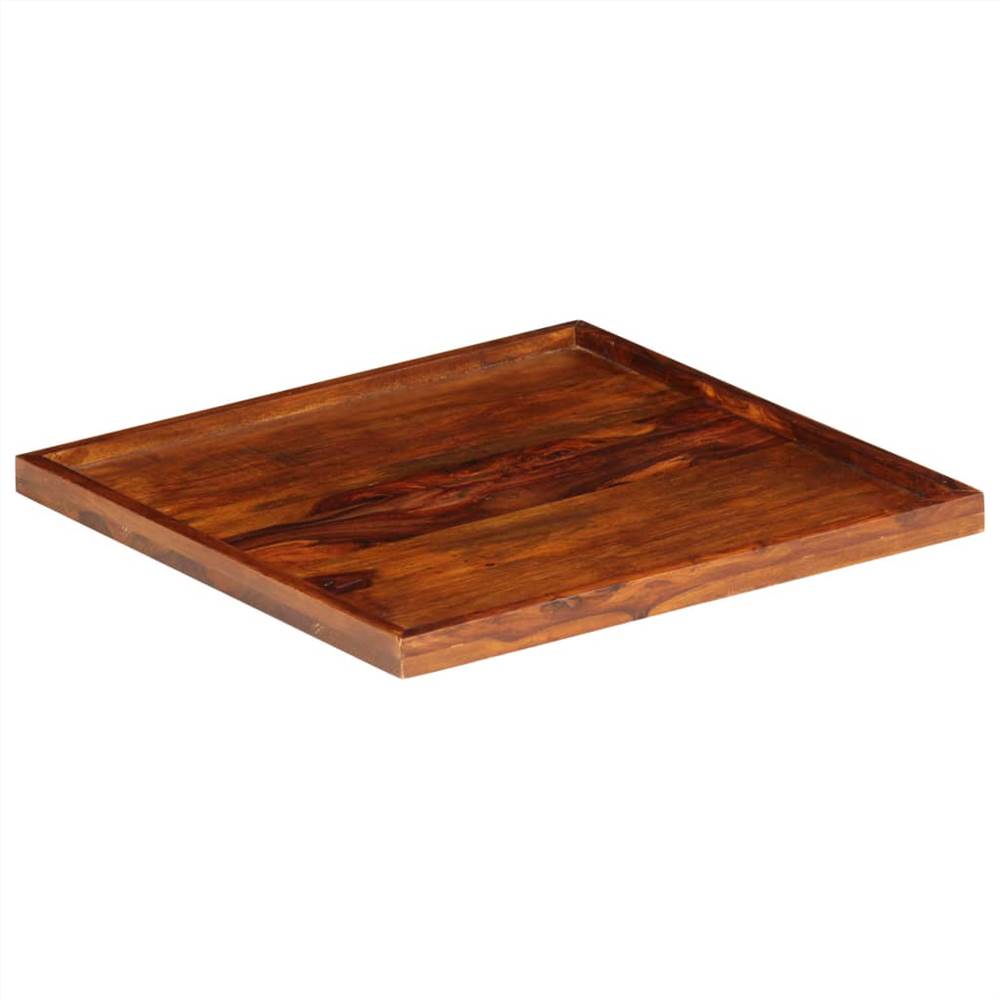 Serving Tray Solid Sheesham Wood 50x50 cm