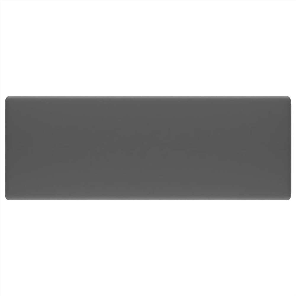 Luxury Basin Overflow Square Matt Dark Grey 41x41 cm Ceramic