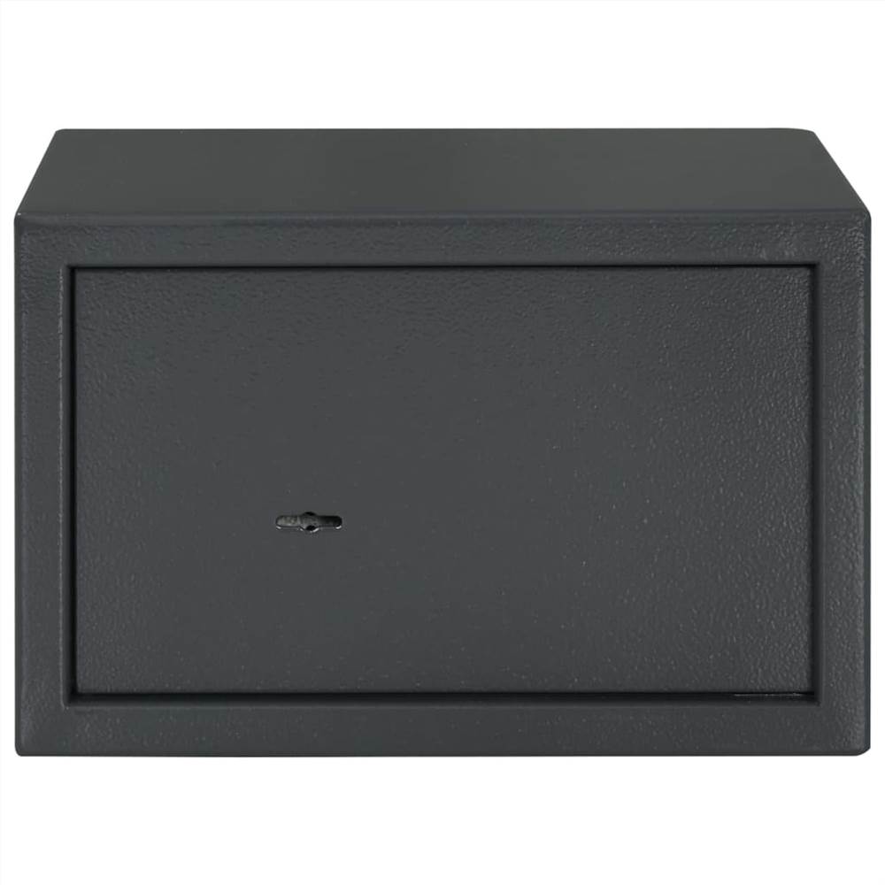 Mechanical Safe Dark Grey 31x20x20 cm Steel