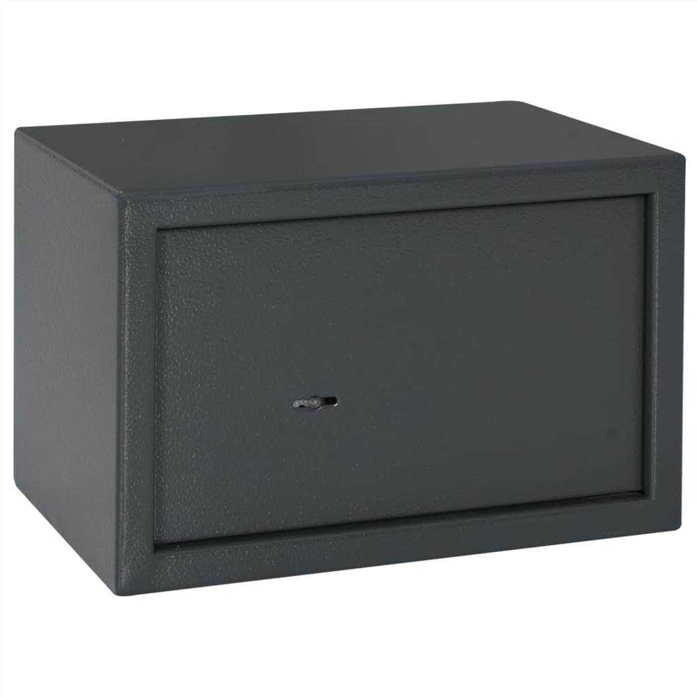 Mechanical Safe Dark Grey 31x20x20 cm Steel