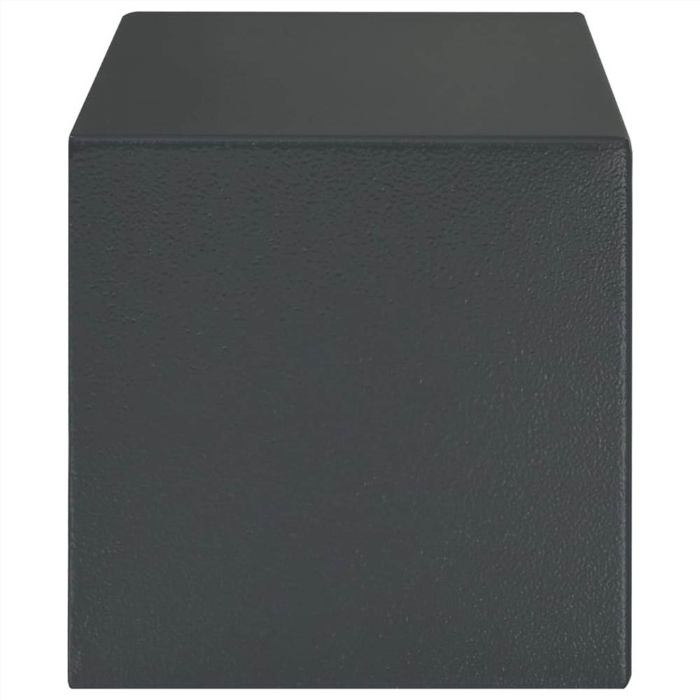Mechanical Safe Dark Grey 31x20x20 cm Steel