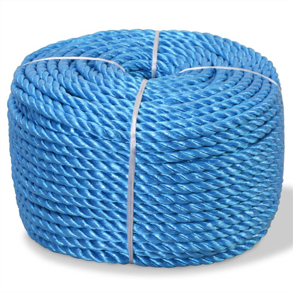 Twisted Rope Polypropylene 8 mm 200 m Blue