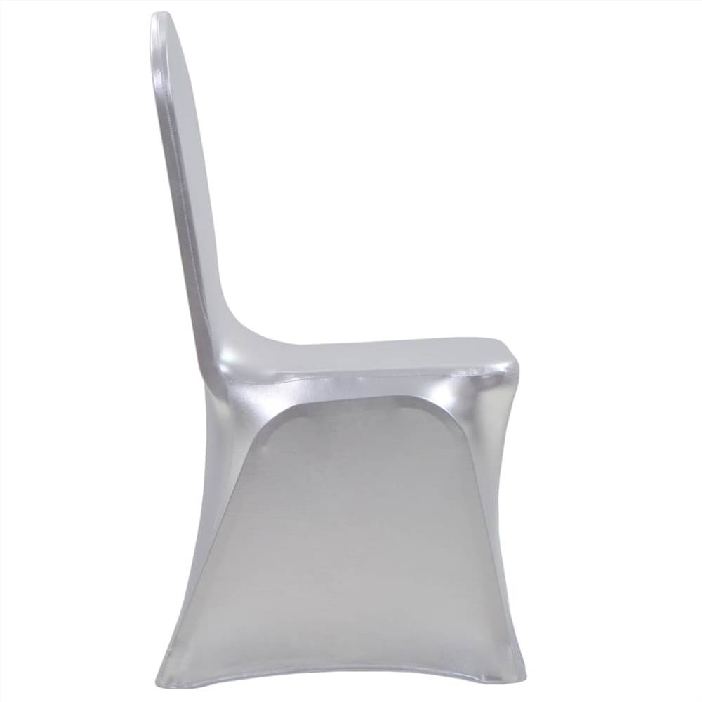25 pcs Chair Covers Stretch Silver