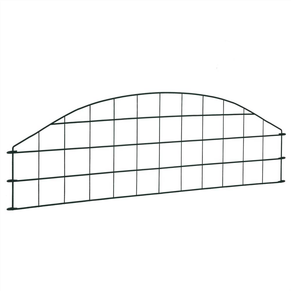 Arched Pond Fence Set 77.3x26 cm Green