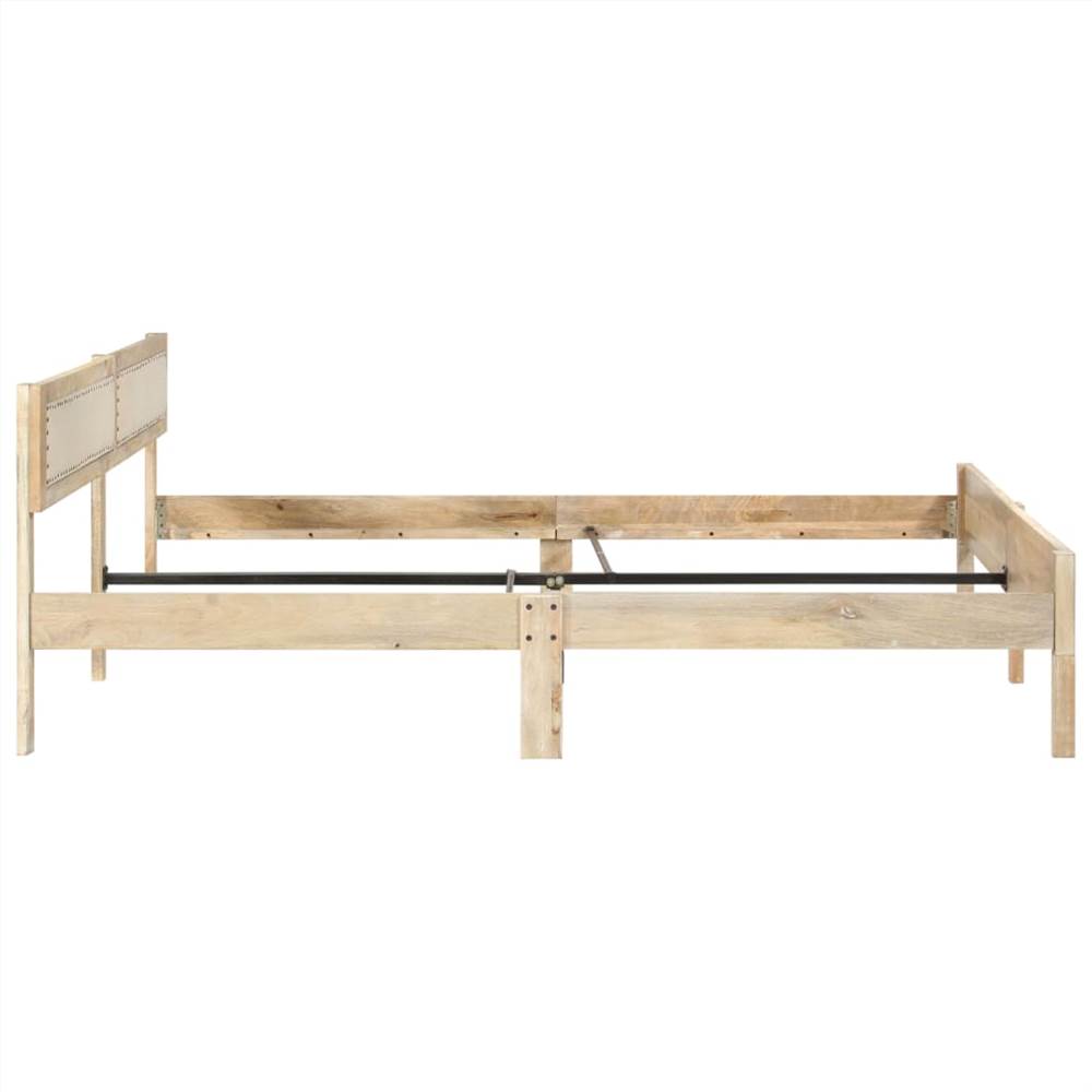 Bed Frame Solid Mango Wood 200 cm