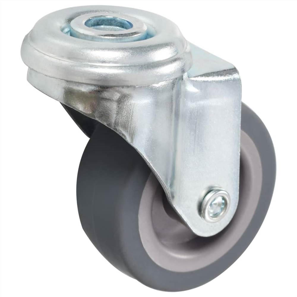 Bolt Hole Swivel Casters 4 pcs 50 mm