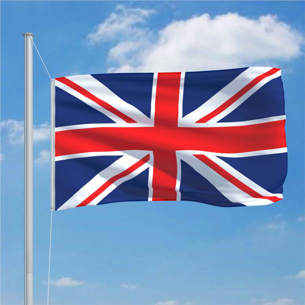 UK Flag and Pole Aluminium 6,2 m
