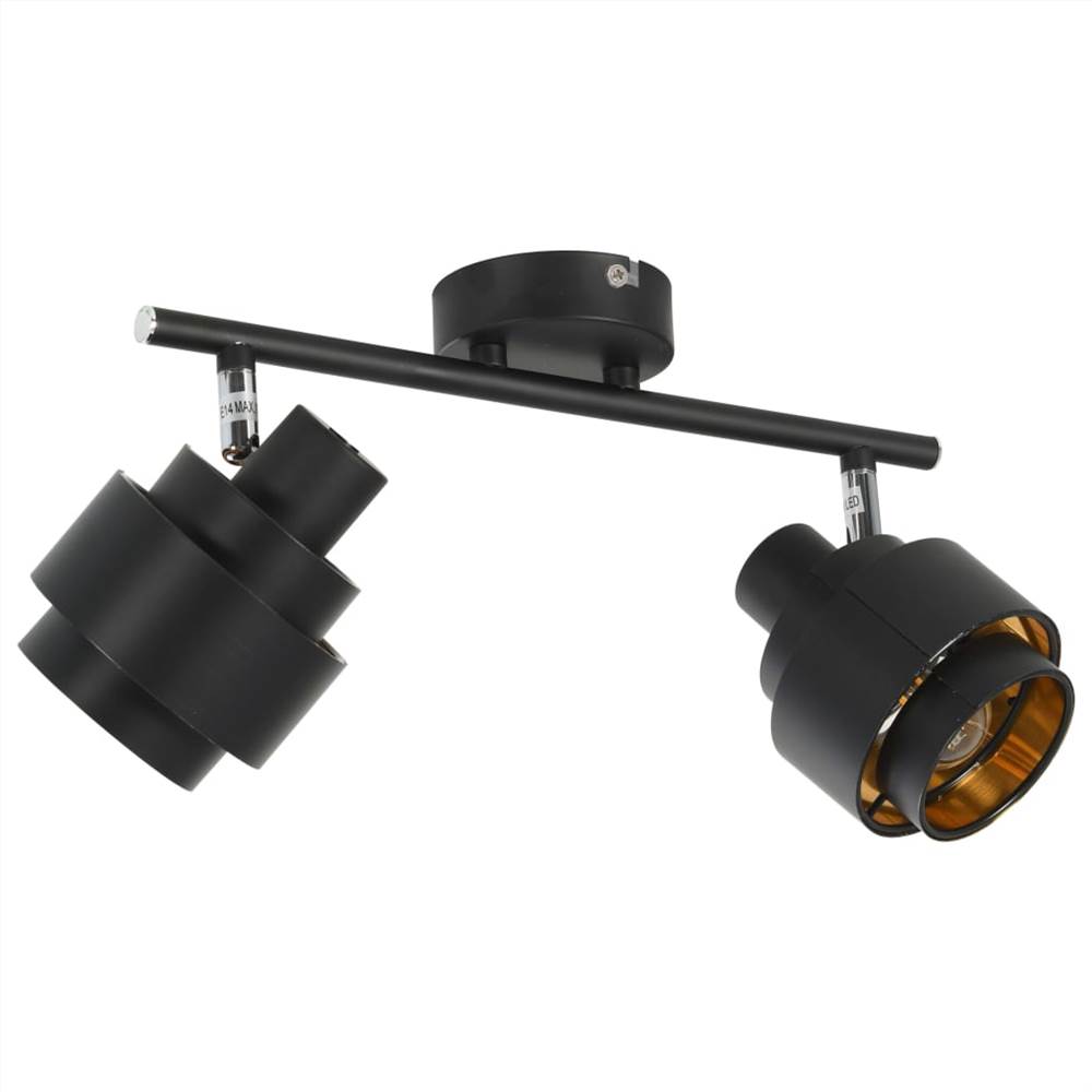 2-Way Spot Light Black E14