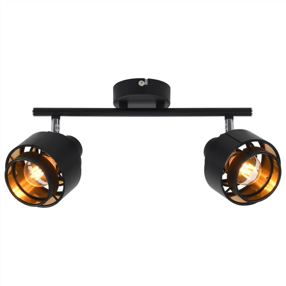 2-Way Spot Light Black E14