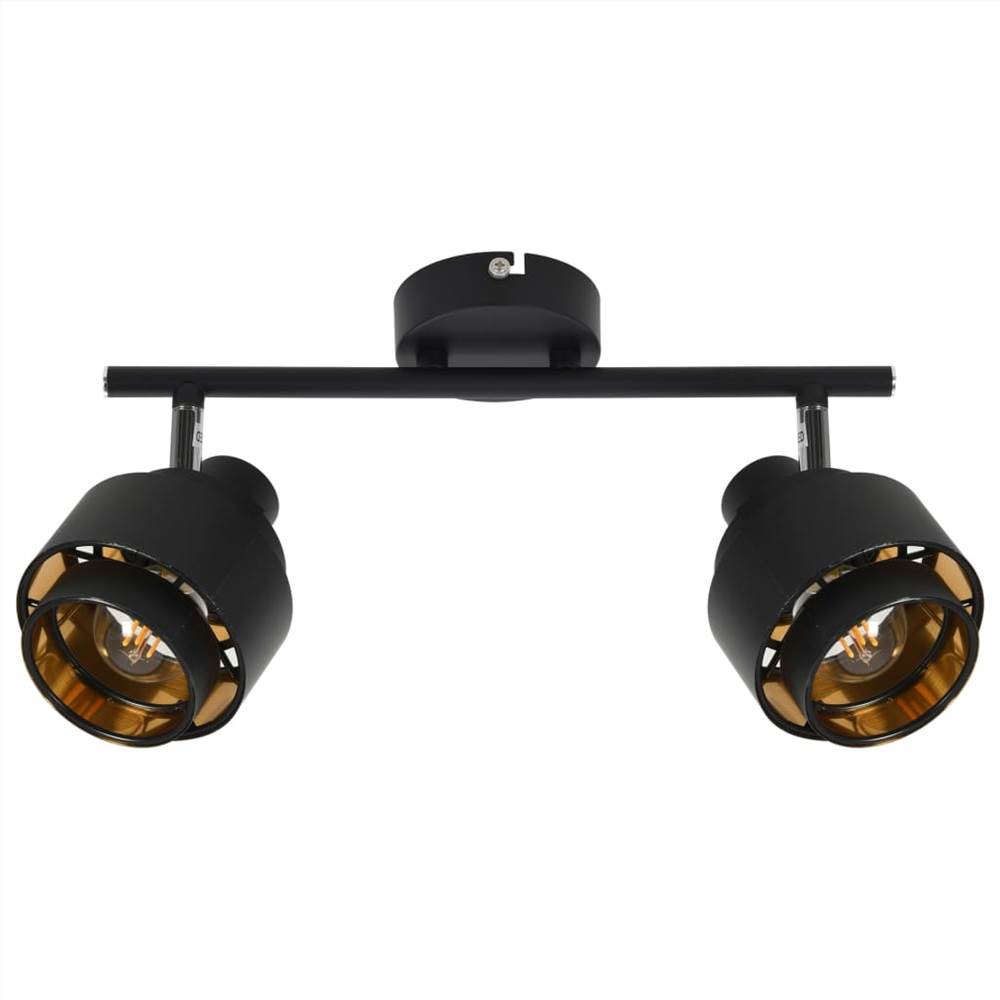 2-Way Spot Light Black E14