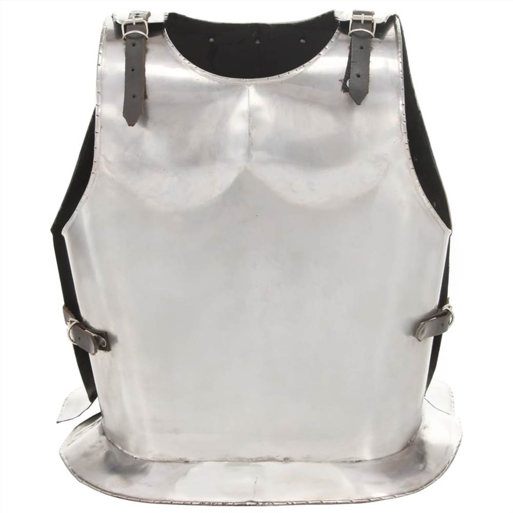 Medieval Knight Body Armour Cuirass Replica LARP Silver Steel