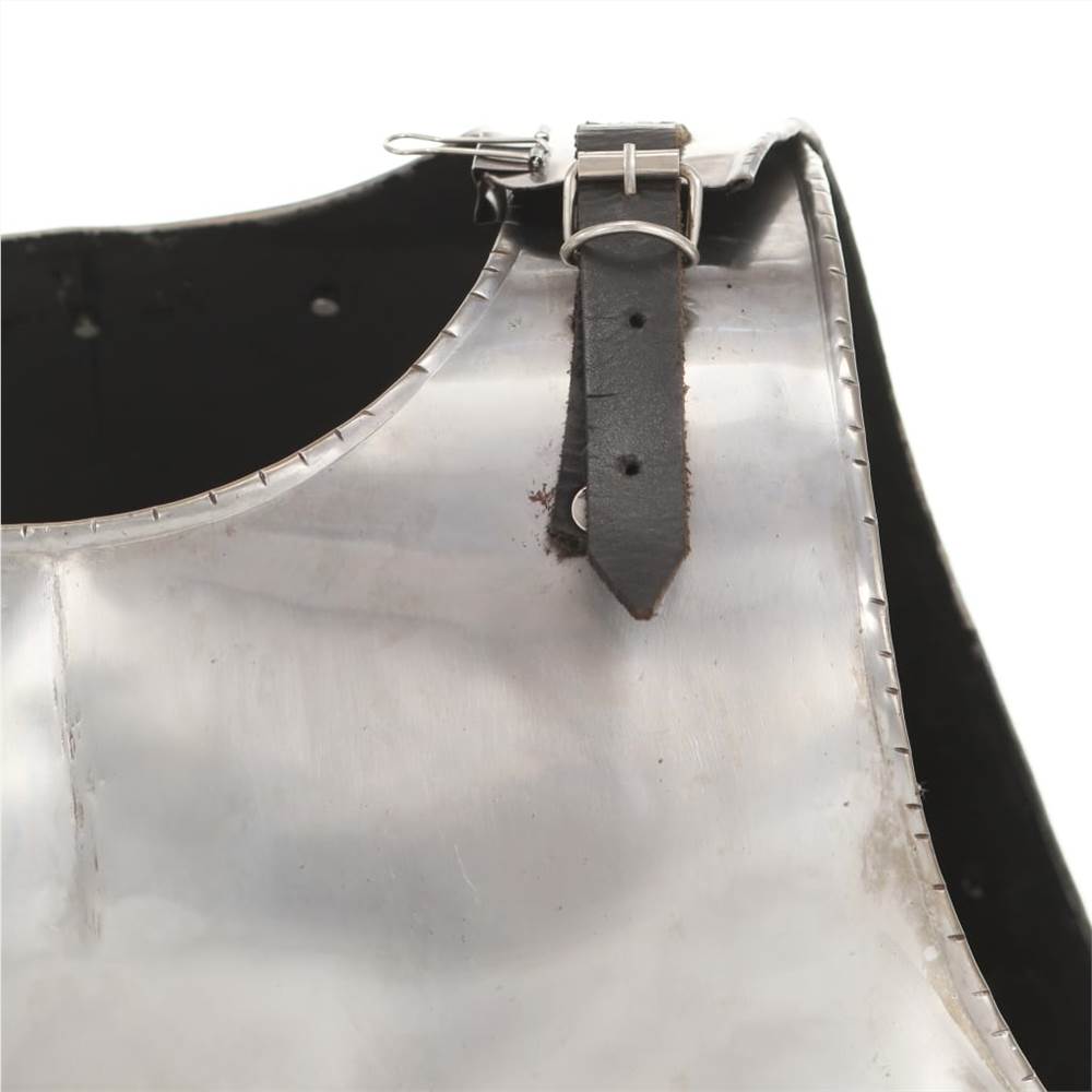 Medieval Knight Body Armour Cuirass Replica LARP Silver Steel