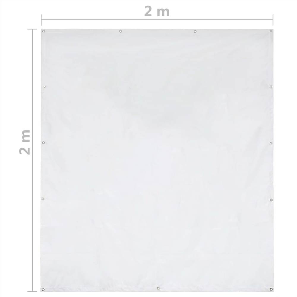 Party Tent PVC Side Panel 2x2 m White 550 g/m²